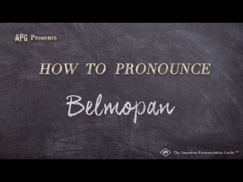How to Pronounce Belmopan (Real Life Examples!)