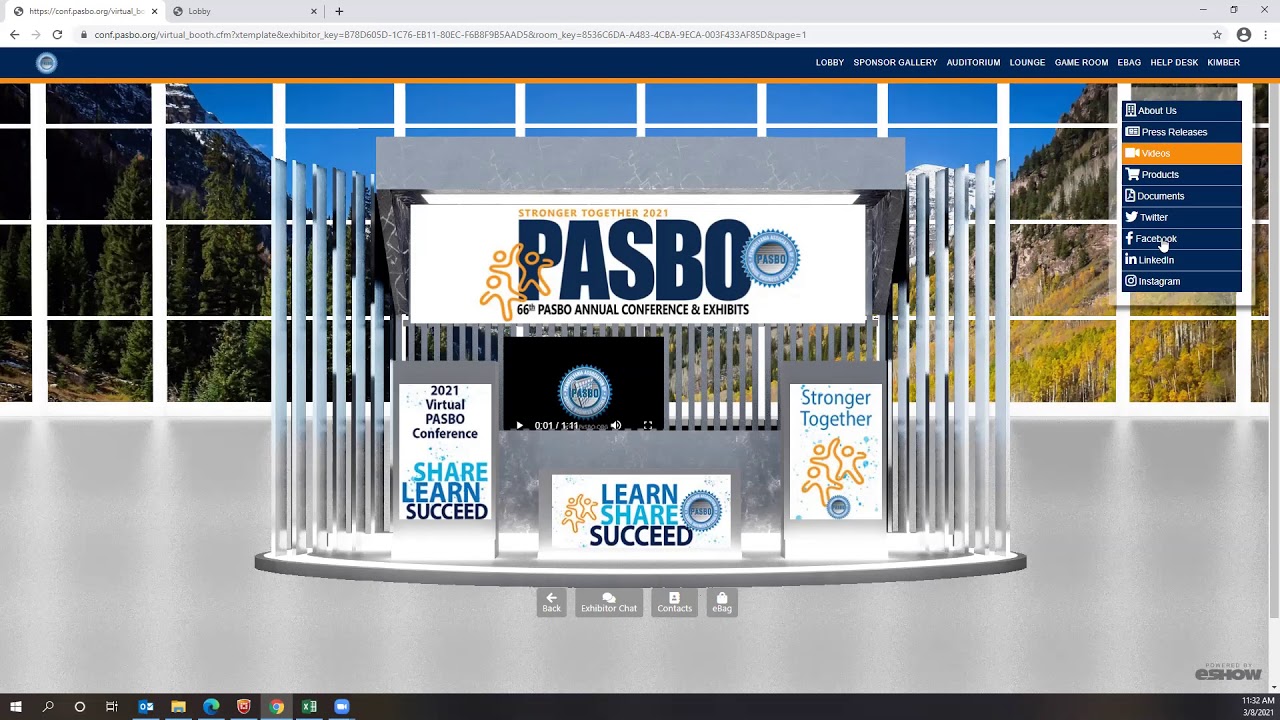 PASBO 2021 Virtual Conference - Platform Preview