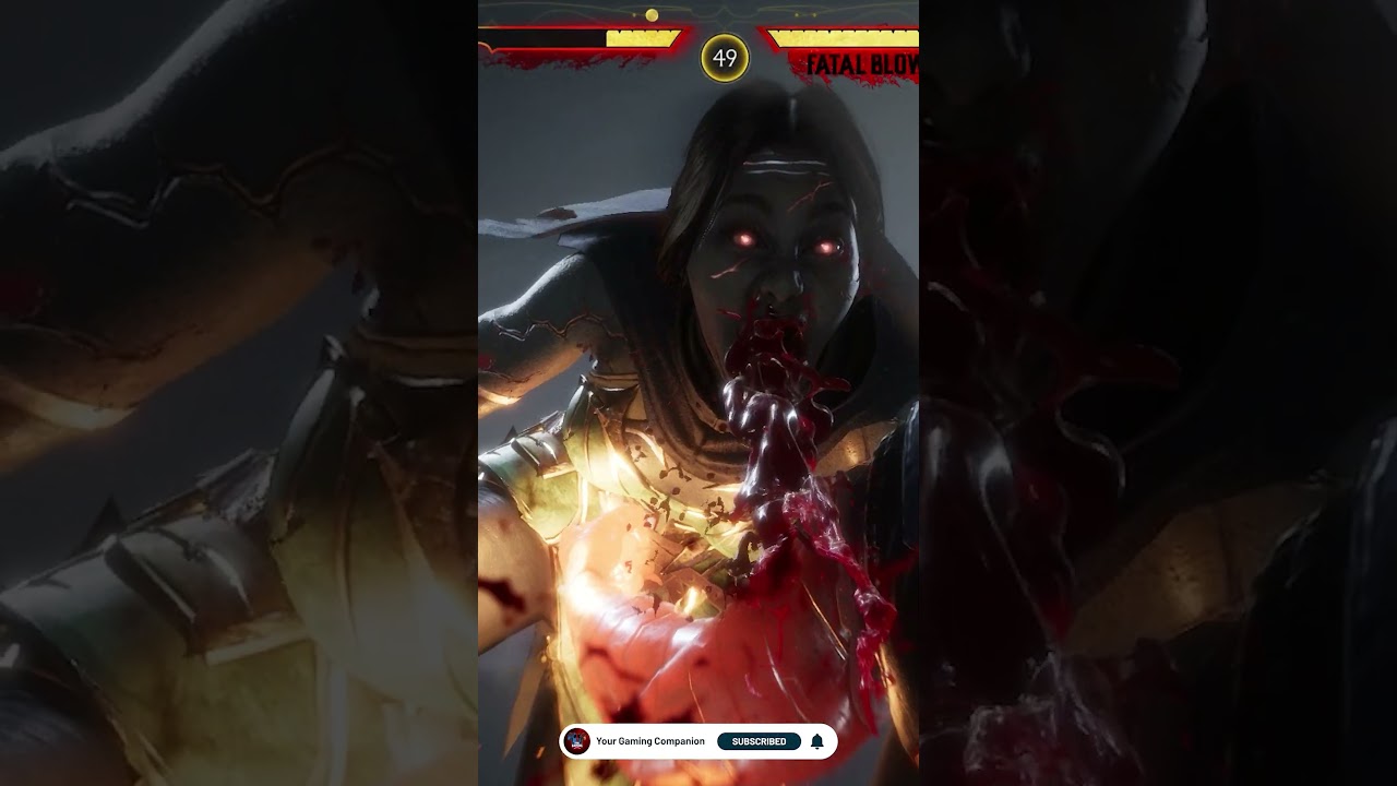 Intense Finishing: Jack Briggs Ends Jade in MKXI #mortalkombat #youtubeshorts#viral #gaming #fight