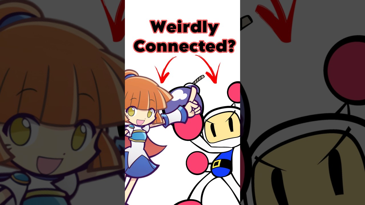 The weird Connections between Puyo Puyo and Bomberman.. #gaming #bomberman #puyopuyo #panicbomber