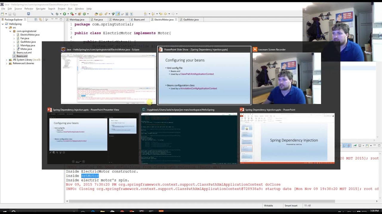 Spring Dependency Injection Tutorial w/ Examples