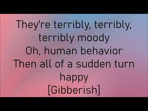 Björk - Human Behavior lyrics