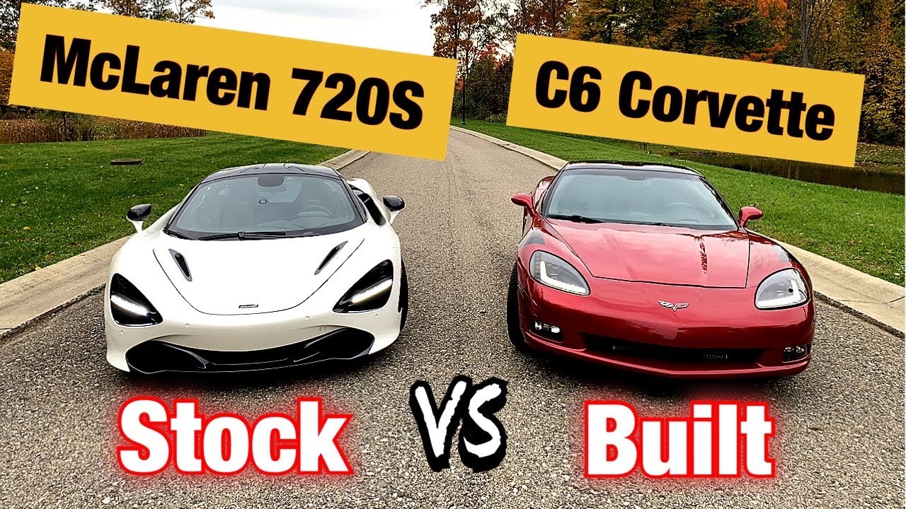 1,000 HP Chevrolet Corvette Races McLaren 720S, Fight Gets Brutal ...
