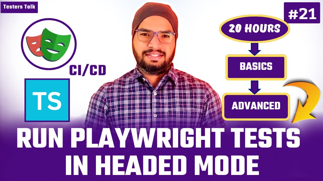 Playwright Typescript #21 Run Playwright Tests in Headed Mode | Playwright Automation Tutorial