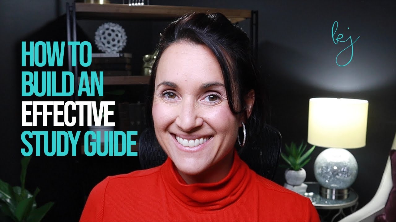 How to Make a Study Guide | Template Provided | Kathleen Jasper