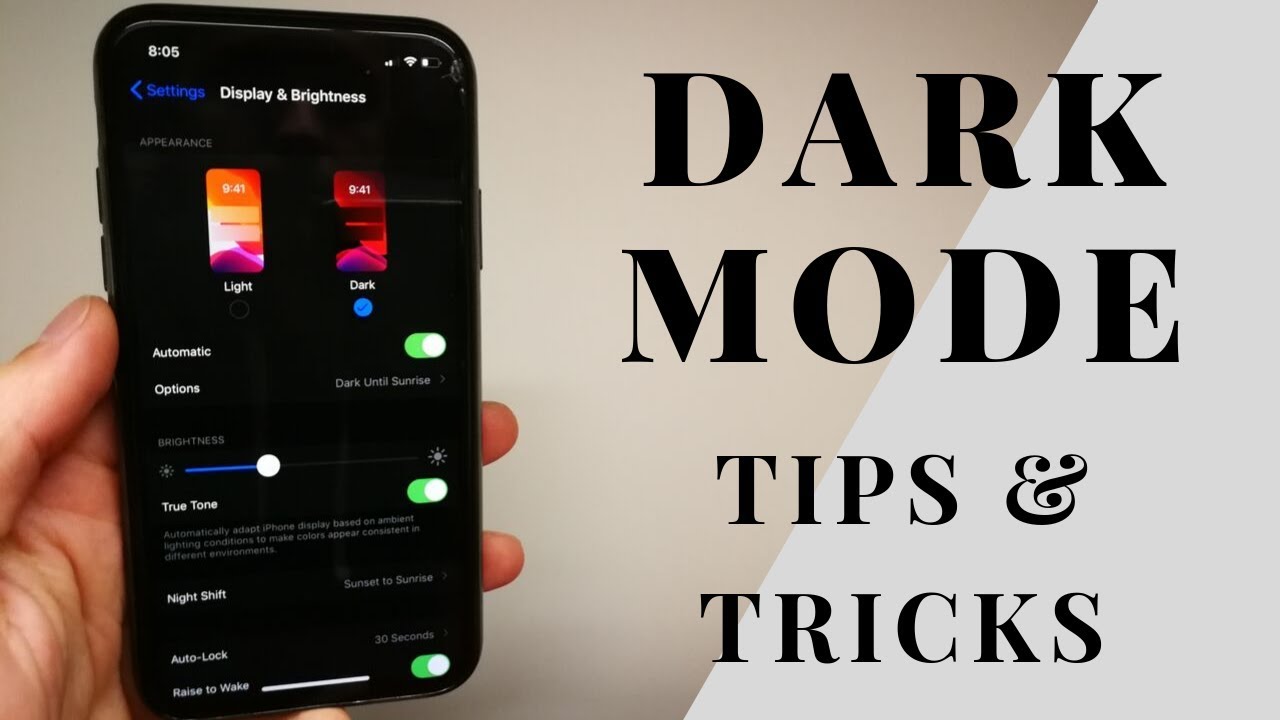 iOS 13 DARK MODE: Tips and Tricks!