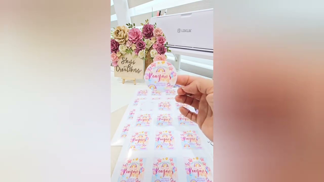 Koala Paper Printable Round Labels