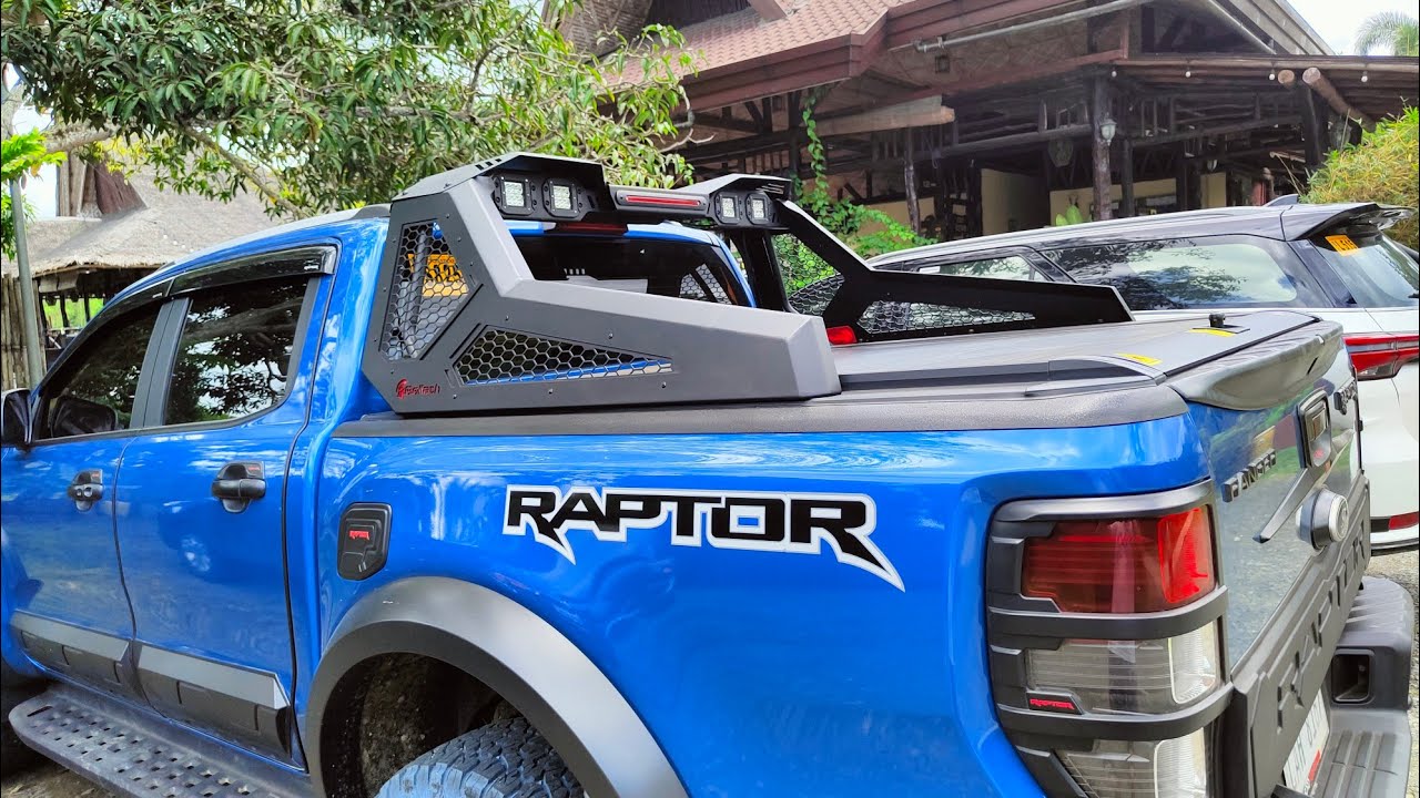 Installation of Goliath Brutus Roll Bar with Supra Roller Lid on Ford Ranger Raptor 2021