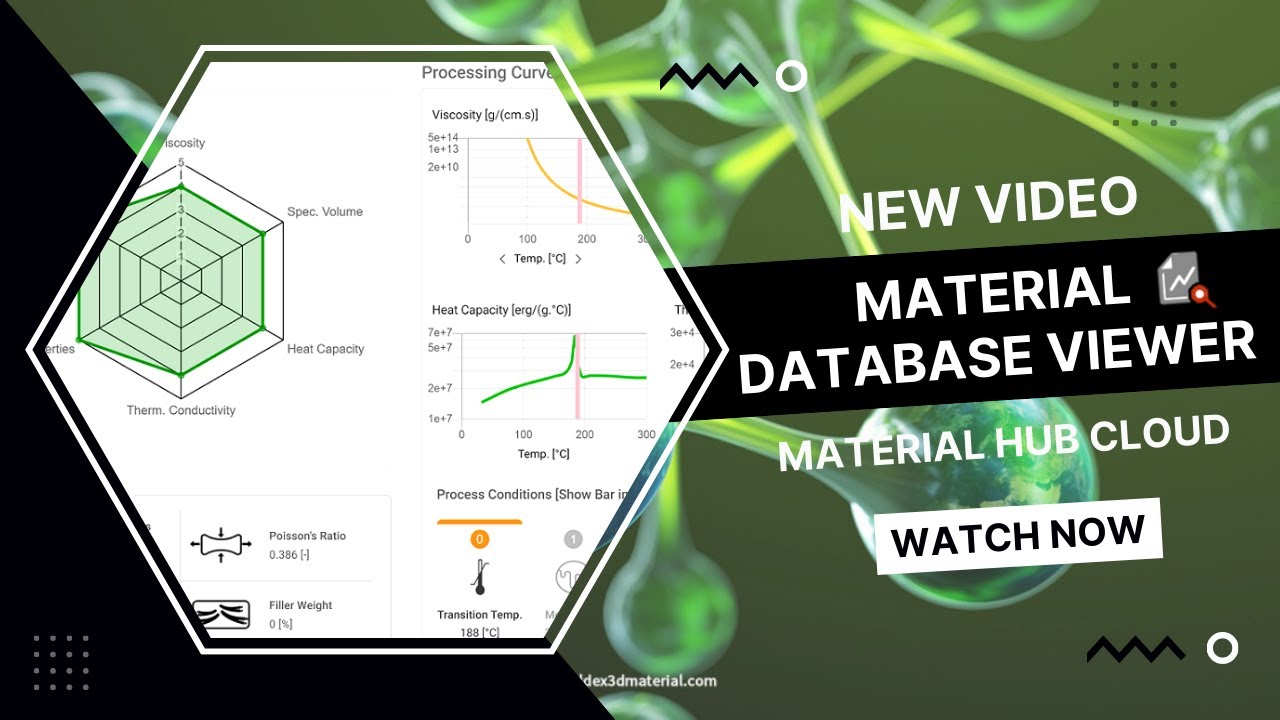 Material Database Viewer | Moldex3D Material Hub Cloud