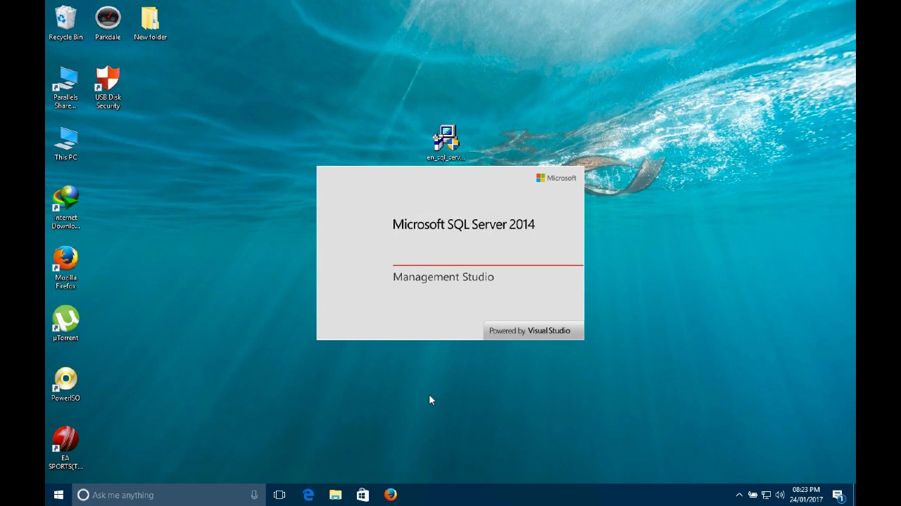 sql server 2014 express download and install