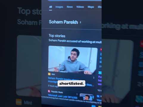 Soham Parekh’s Resume has 90+ ATS Score 🤯 #resume #sohamparekh