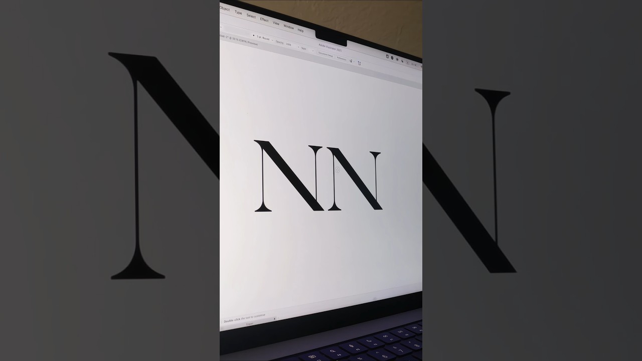 NN monogram logo design ✨️ #monogramdesign #monogramlogos #logos #logo #logotype #calligraphy #logos