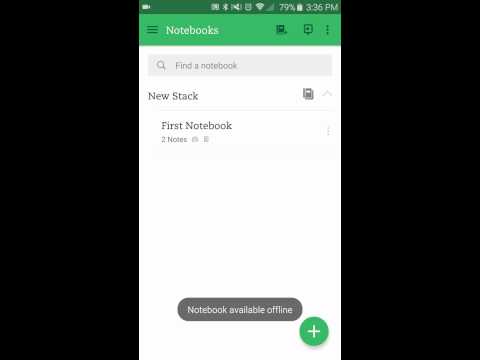 How to make an offline notebook