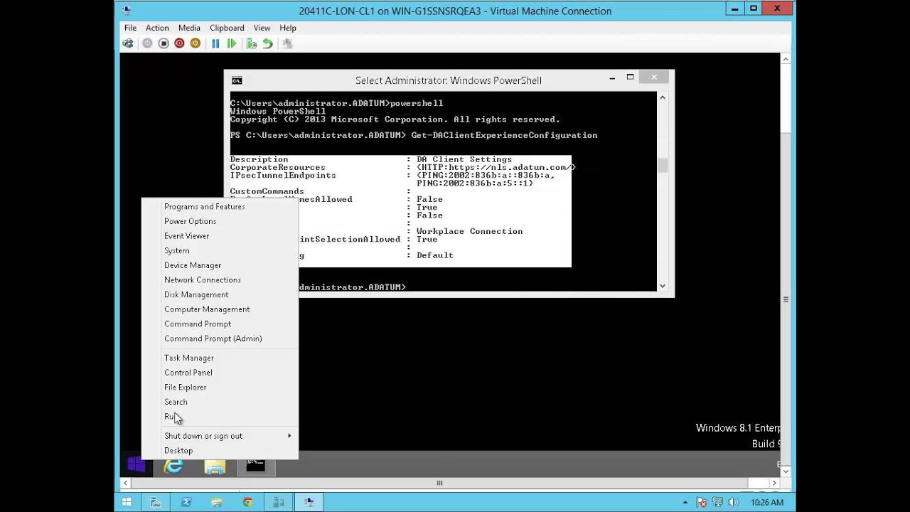 20411C_Mod6_Lab B_E3-Validating the DirectAccess Deployment