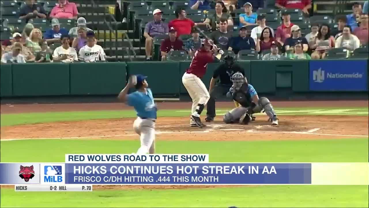 Red Wolves Road to the Show: Liam Hicks having a strong season in AA