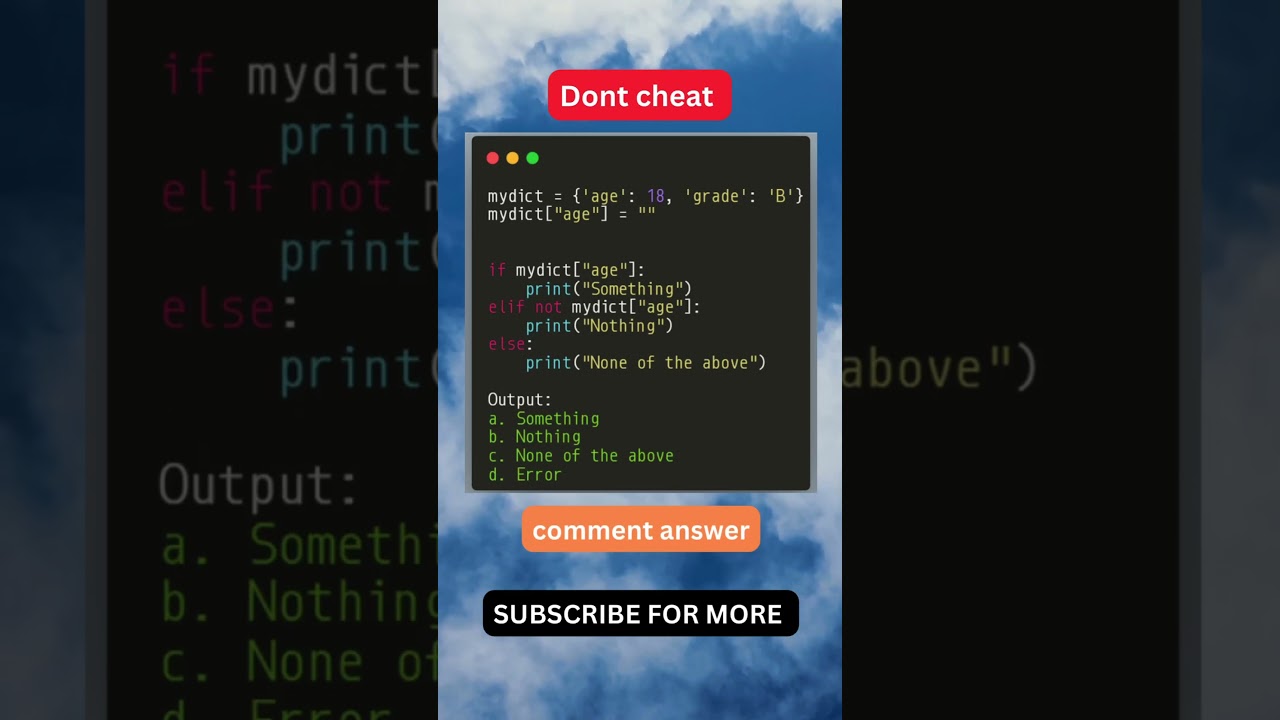 Python quiz day 8 || Mixer Learn || #pythonquiz ,  #python , #pythonprogramming ,  #coding , #coder