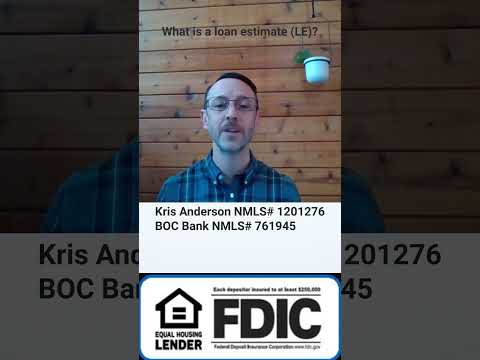 What is a Loan Estimate LE