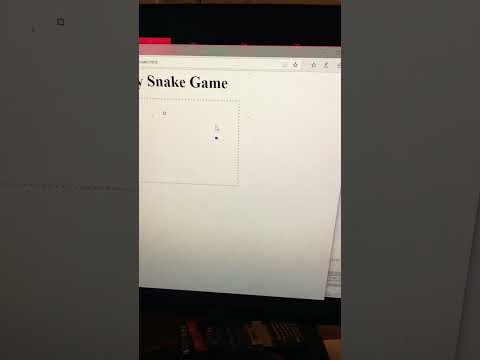 Making snake the game in #html #javascript #free #notepadplus #notepads #game #gameplay #coding