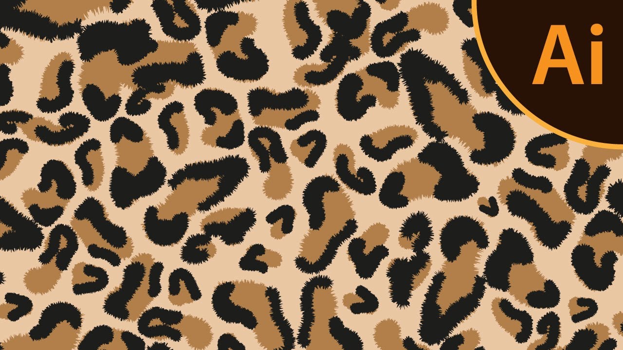 How to create leopard pattern in Adobe Illustrator