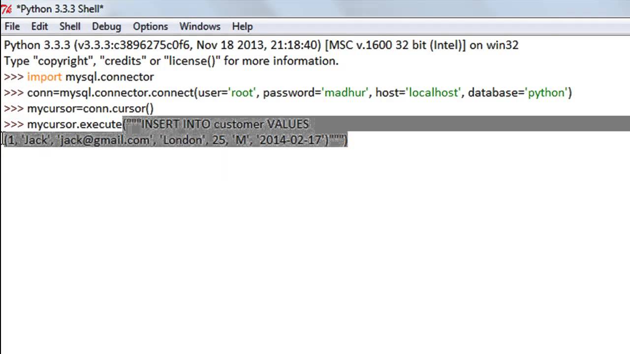 Python Programming Tutorial - 50: Insert Data Into Tables