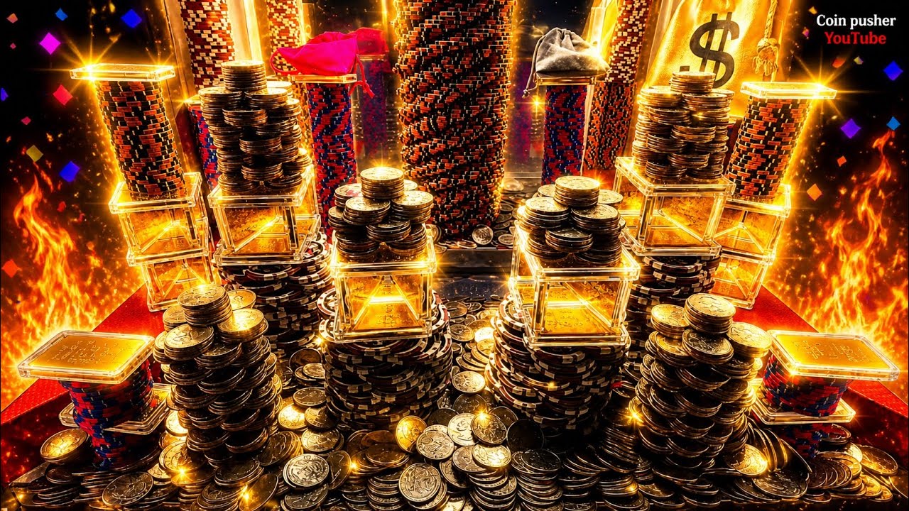 1 Quarter challenge high limit coin pusher