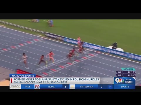 Tobi Amusan places 2nd at Paris Diamond League in 100m hurdles