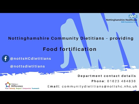 Food fortification