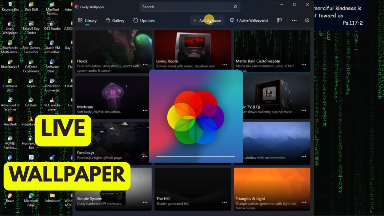 How to SET CUSTOM Live Wallpaper in Windows 11/10 2025 - Step By Step