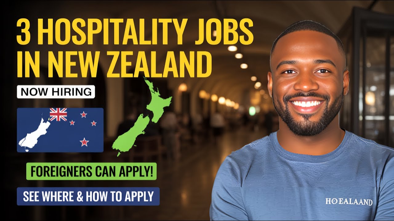 Hospitality Jobs in New Zealand: 3 Open Hospitality Jobs Foreigners Can Apply for Right Now