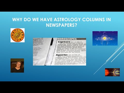 Why do we have Astrology Columns in Newspapers Luke Bayley Astrology