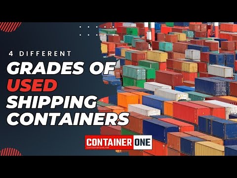 The 4 Grades Of Used Shipping Containers For Sale