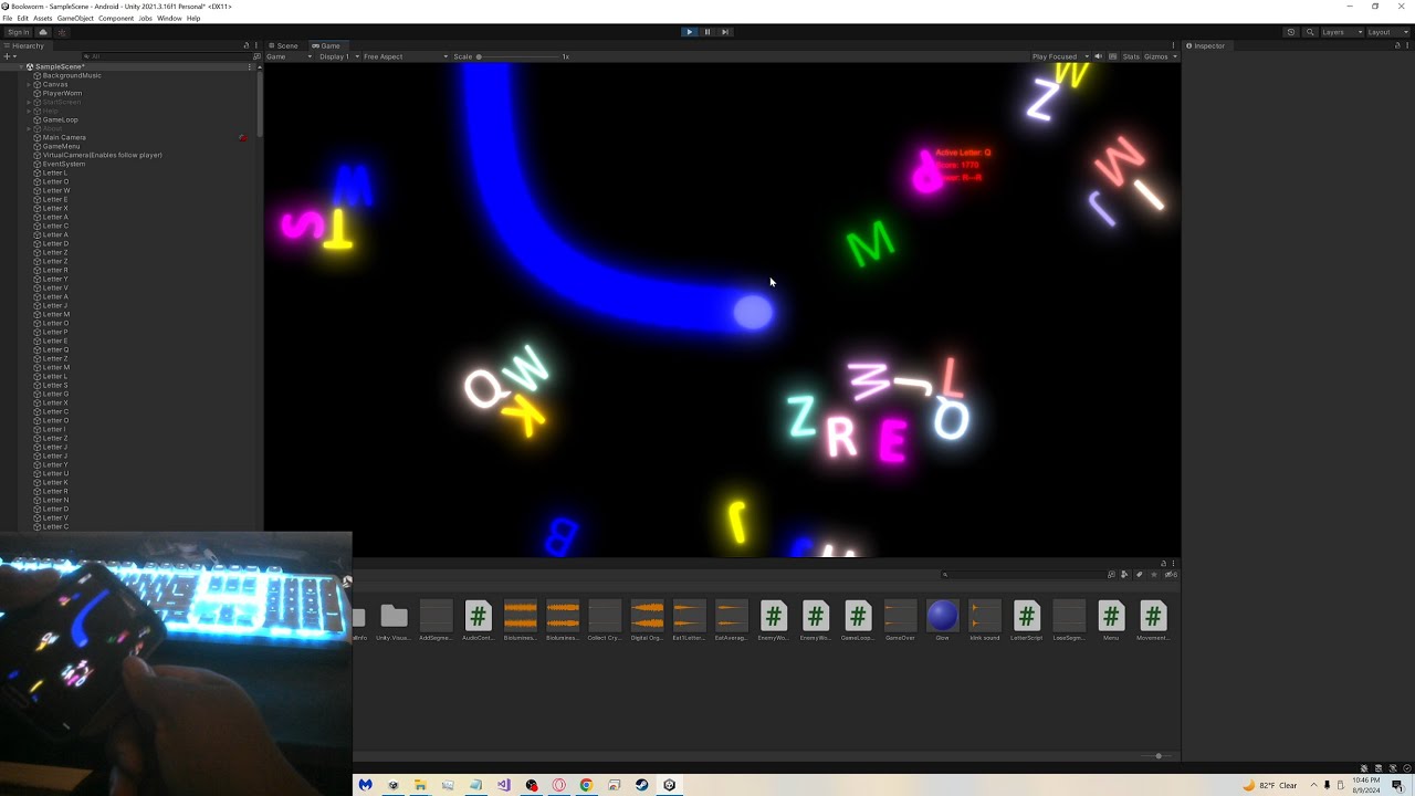 Game Dev Project: Bookworm