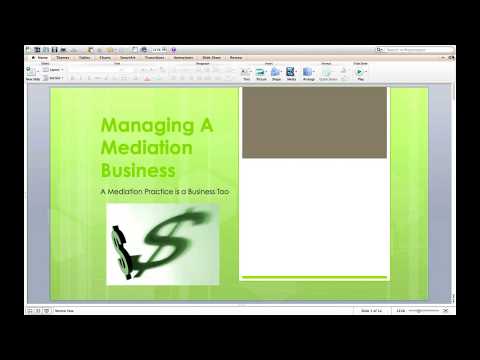 Alabama ACDR - Managing a Mediation Business