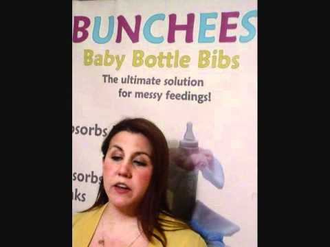 Bunchees Baby Bottle Bibs, Invented by Monica Jones