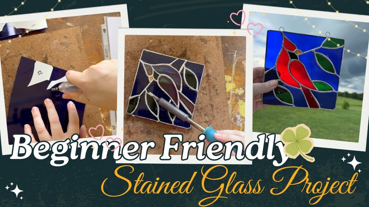 Beginner Friendly Stained Glass Pattern Tutorial: Cardinal Project