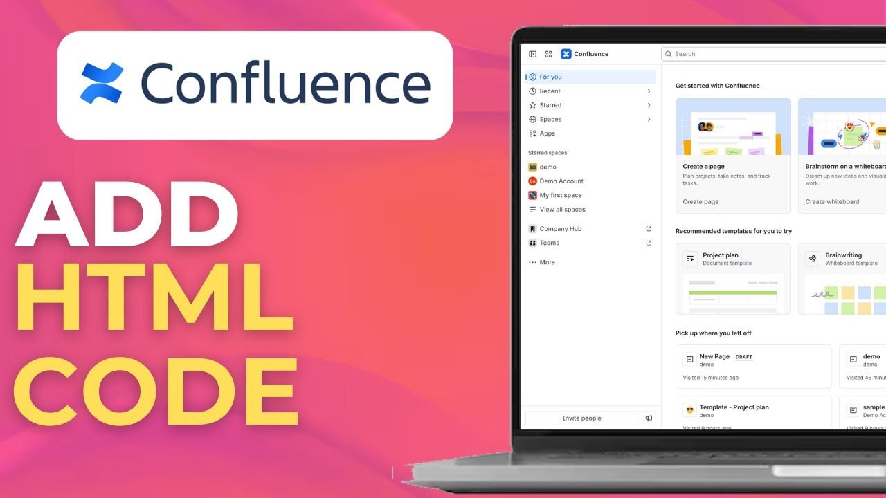 How to Add HTML Code in Confluence