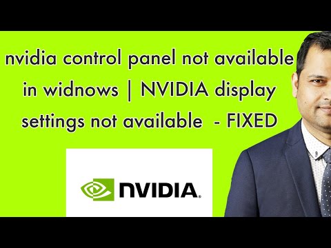 nvidia control panel not available in widnows | NVIDIA display settings not available - FIXED