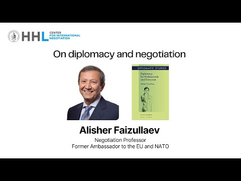 On Diplomacy and Negotiation – Alisher Faizullaev