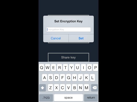 Encrypt messages using Secure Text Keyboard for iPhone