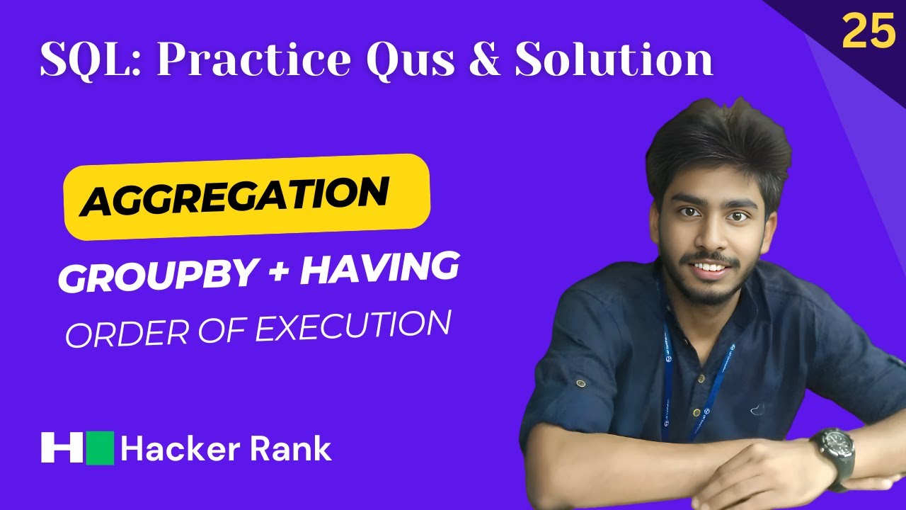 25) Revising Aggregations - The Sum | Hackerrank sql questions | SQL | sql tutorial| sql full course