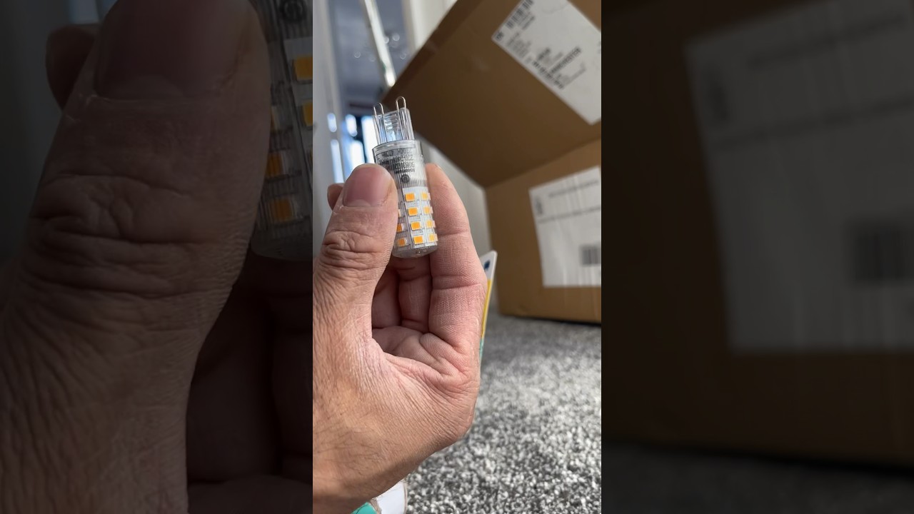 G9 LED Light Bulbs Cool White #diy #shorts