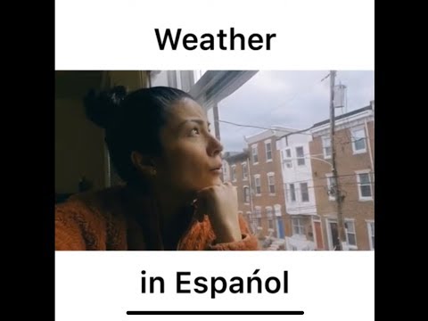 Learn the weather in Spanish