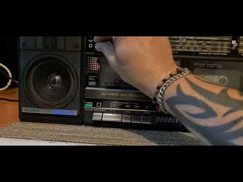 VINTAGE SONY CFS BOOMBOX/DOUBLE CASSETTE DECK/MADE IN | Reverb