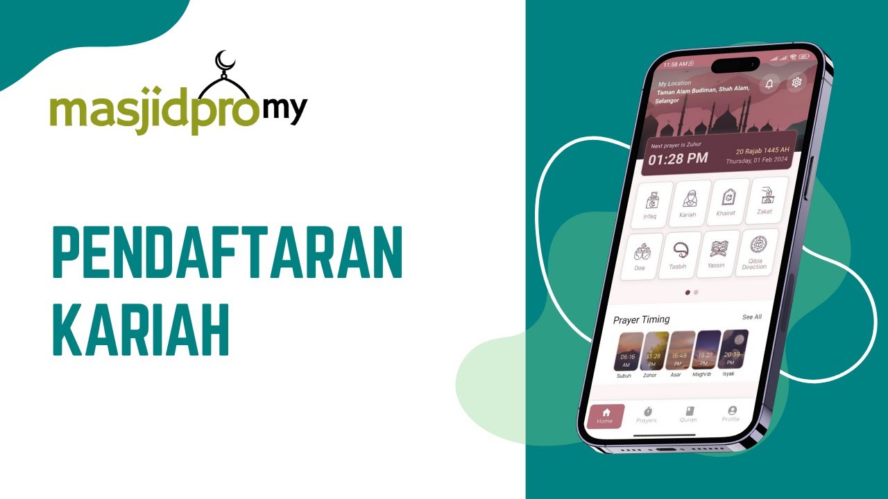 MasjidProMY - Pendaftaran Kariah