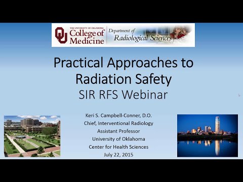 SIR-RFS Webinar (7/22/15): A Practical Approach to Radiation Safety