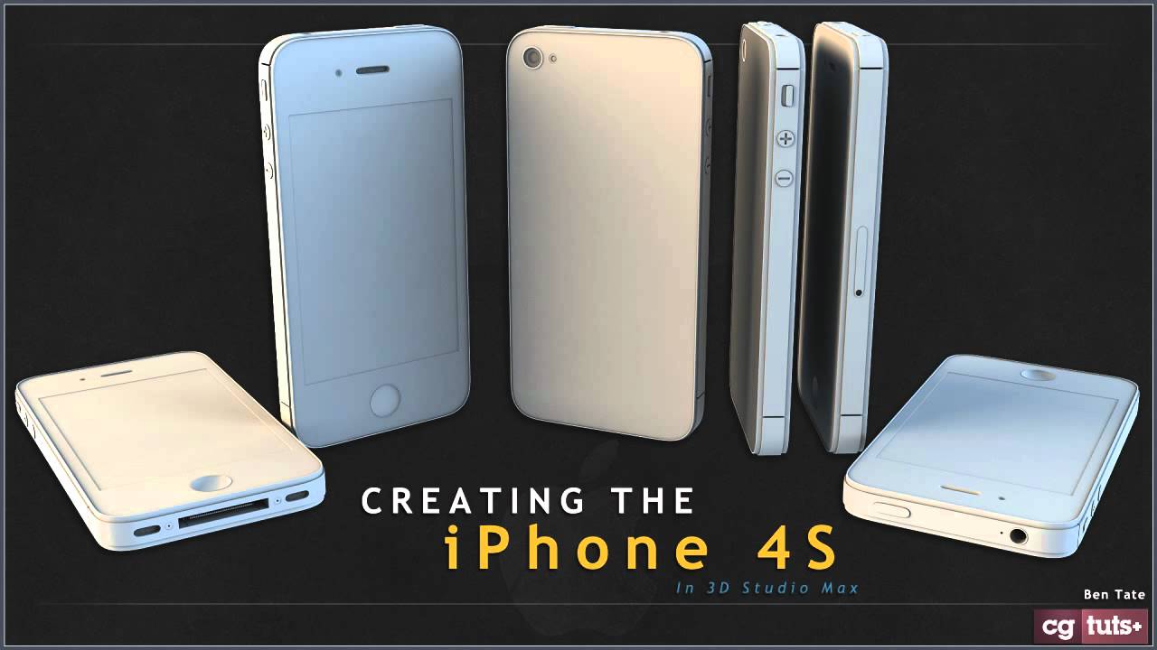 Tutorial - Creating The iphone 4S In 3D Studio Max - Introduction