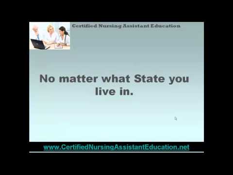 Certified Nursing Assistant Education Video