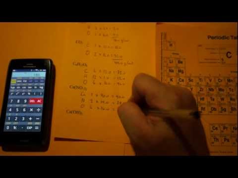 Determining Molar Mass (Gram Formula Mass, Molecular Mass, Molecular Weight...)