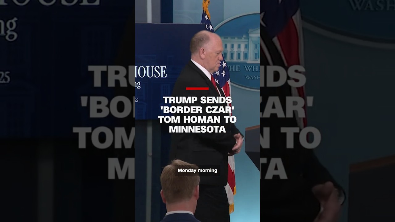 Trump sends 'Border Czar' Tom Homan to Minnesota