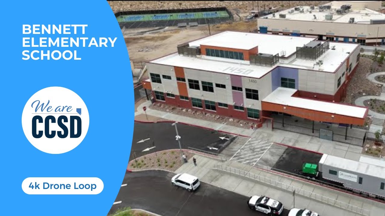 William G Bennett Elementary School - 4k Drone Loop
